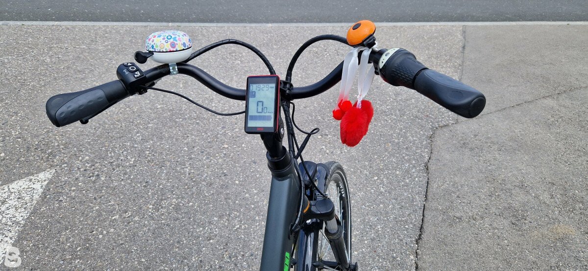 Alu City E-Bike Navigator 7.7 mit AEG-Mittelmotor und LCD ...